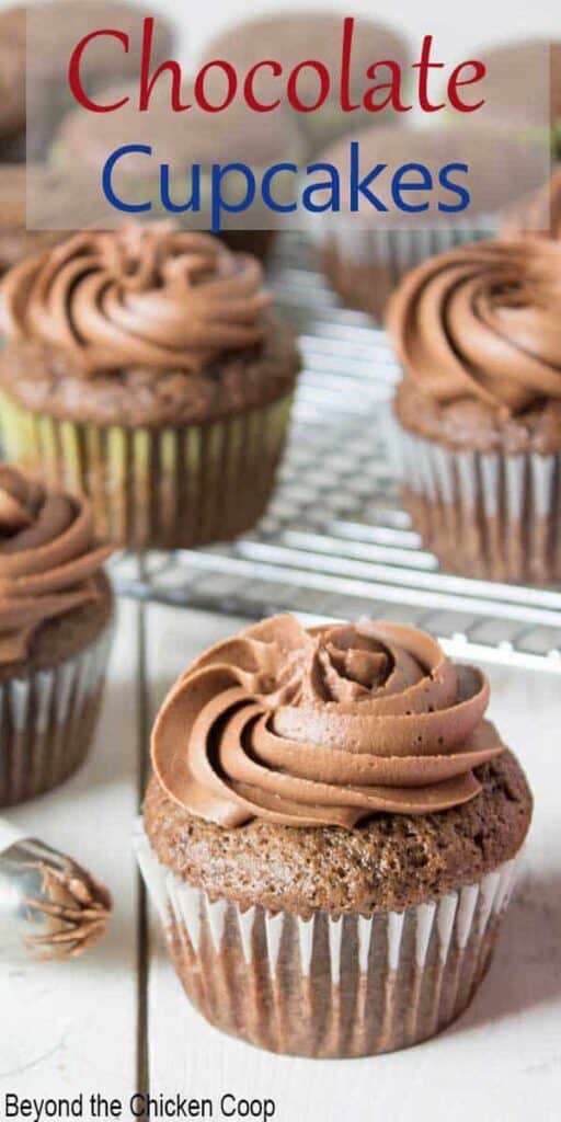Chocolate Mayonnaise Cupcakes - Beyond The Chicken Coop