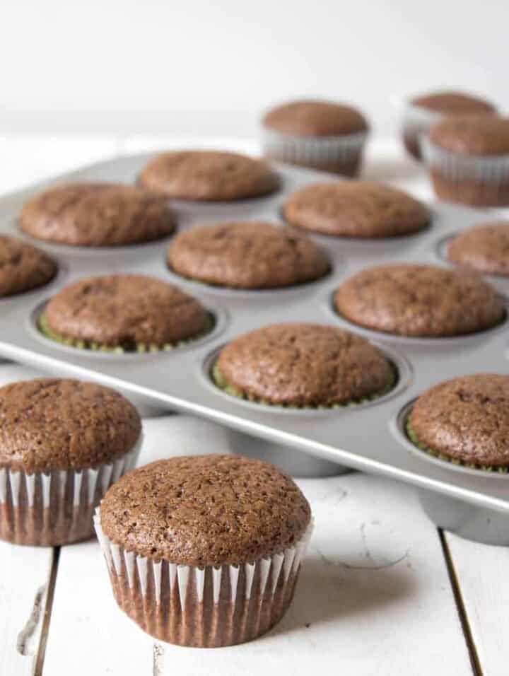 Chocolate Mayonnaise Cupcakes - Beyond The Chicken Coop