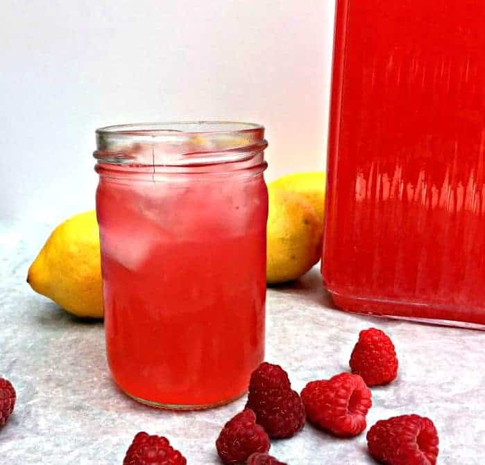 Fresh Raspberry Lemonade - Beyond The Chicken Coop