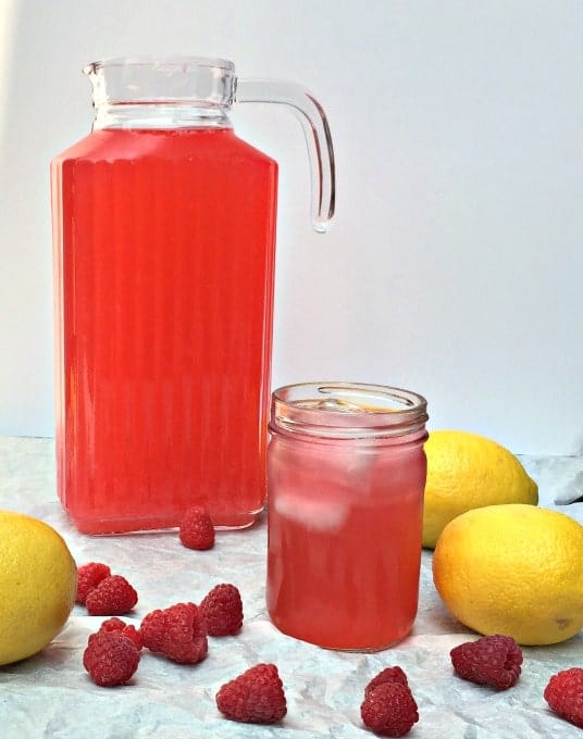Fresh Raspberry Lemonade - Beyond The Chicken Coop