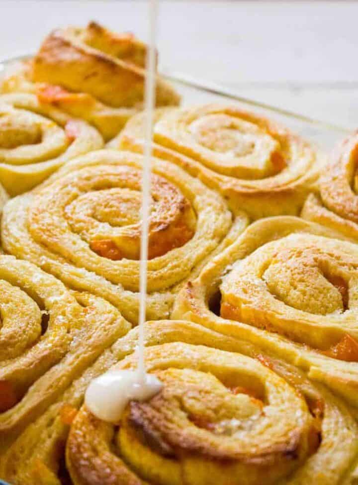 Apricot Sweet Rolls - Beyond The Chicken Coop