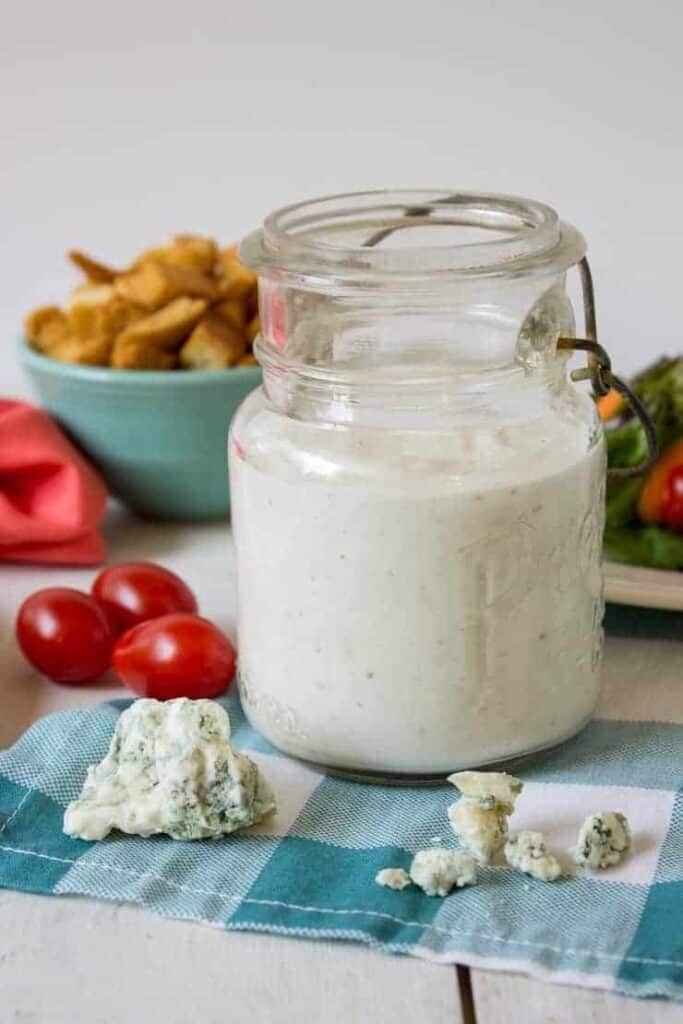 Blue Cheese Salad Dressing - Beyond The Chicken Coop