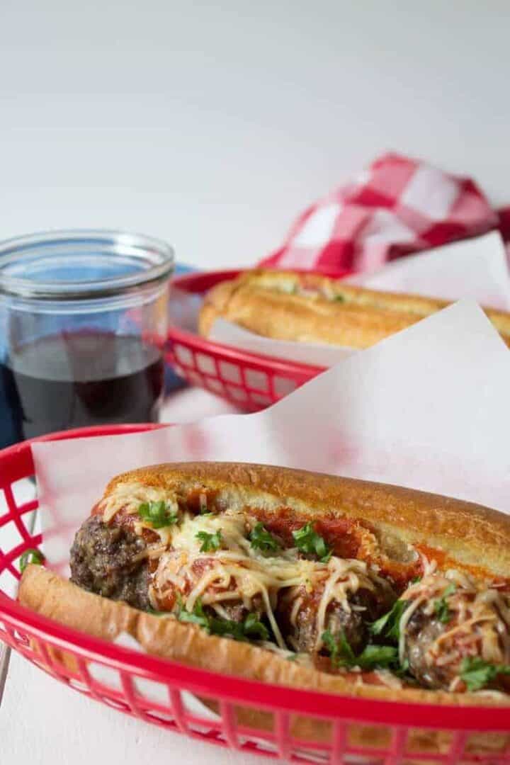 Meatball Sandwiches - Beyond The Chicken Coop