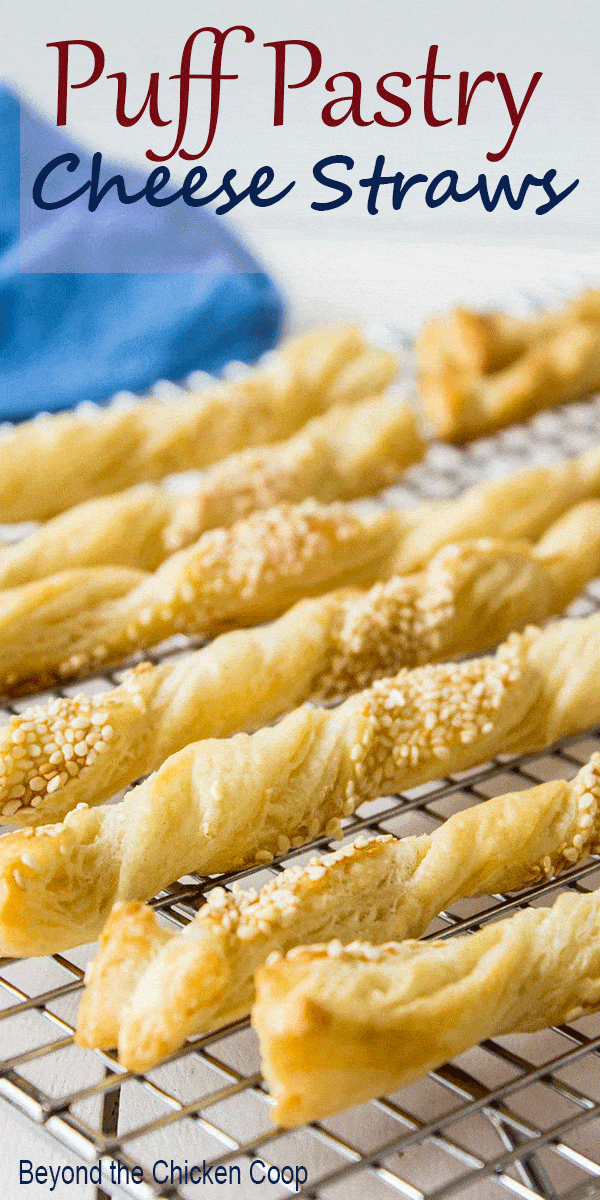 Puff Pastry Straws - Beyond The Chicken Coop
