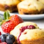 Triple Berry Muffins - Beyond The Chicken Coop