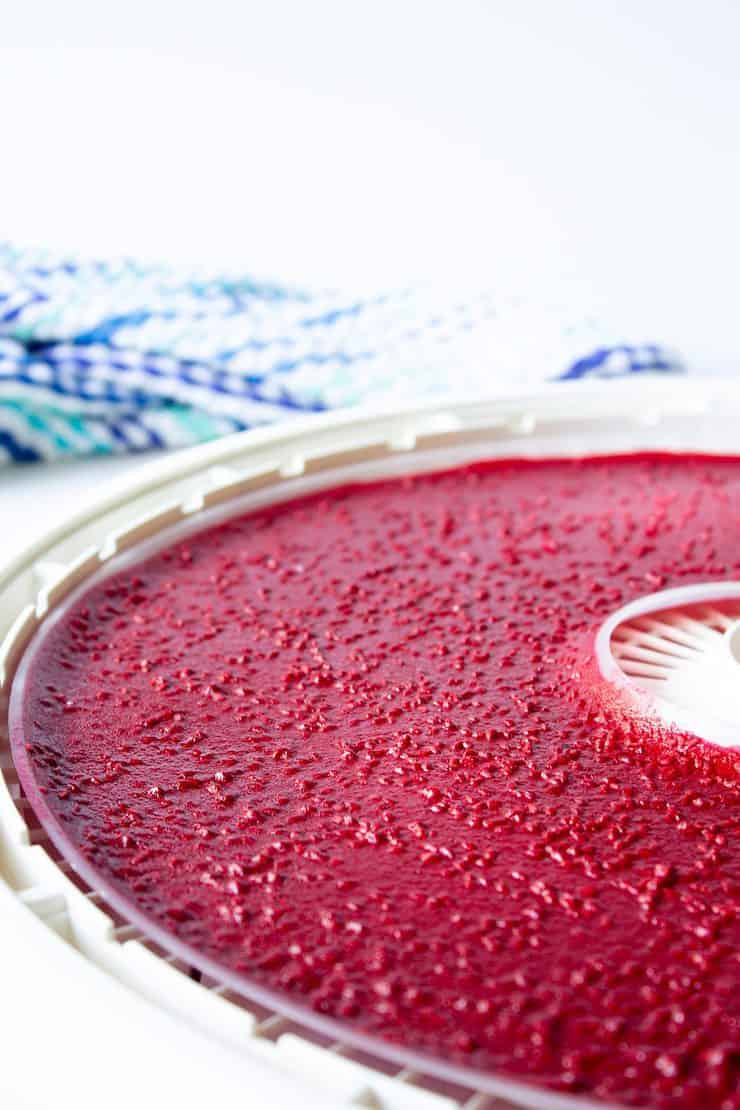 Raspberry Fruit Roll Ups - Beyond The Chicken Coop