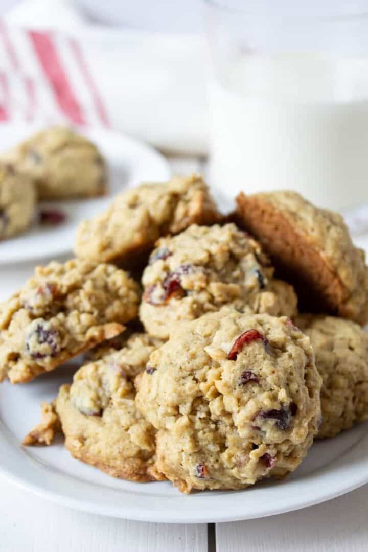 Cranberry Oatmeal Cookies - Beyond The Chicken Coop