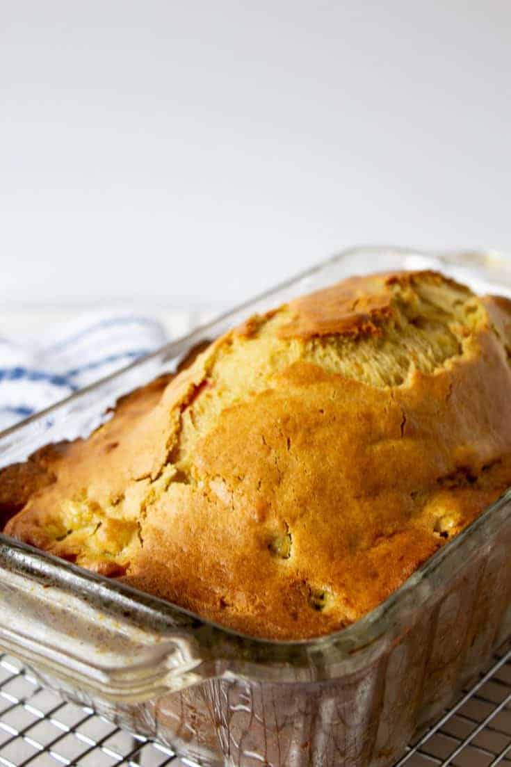 Rhubarb Bread - Beyond The Chicken Coop