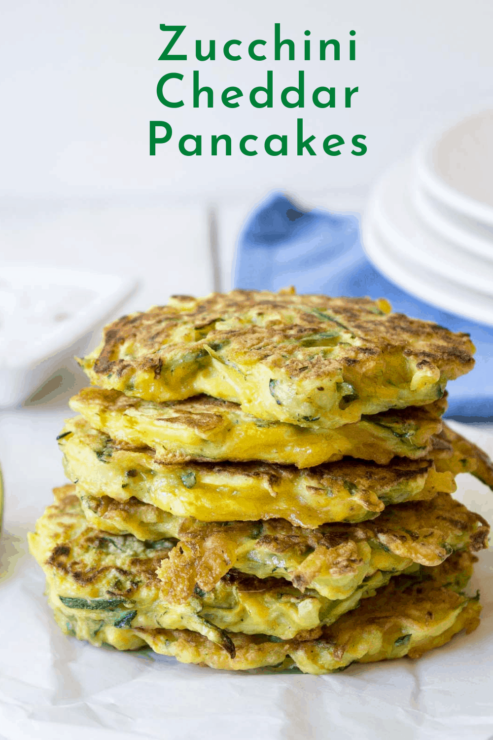Zucchini Cheddar Pancakes - Beyond The Chicken Coop