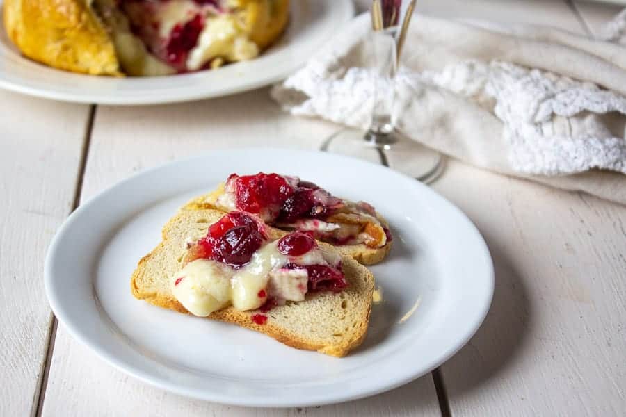 Baked Brie with Cranberries - Beyond The Chicken Coop