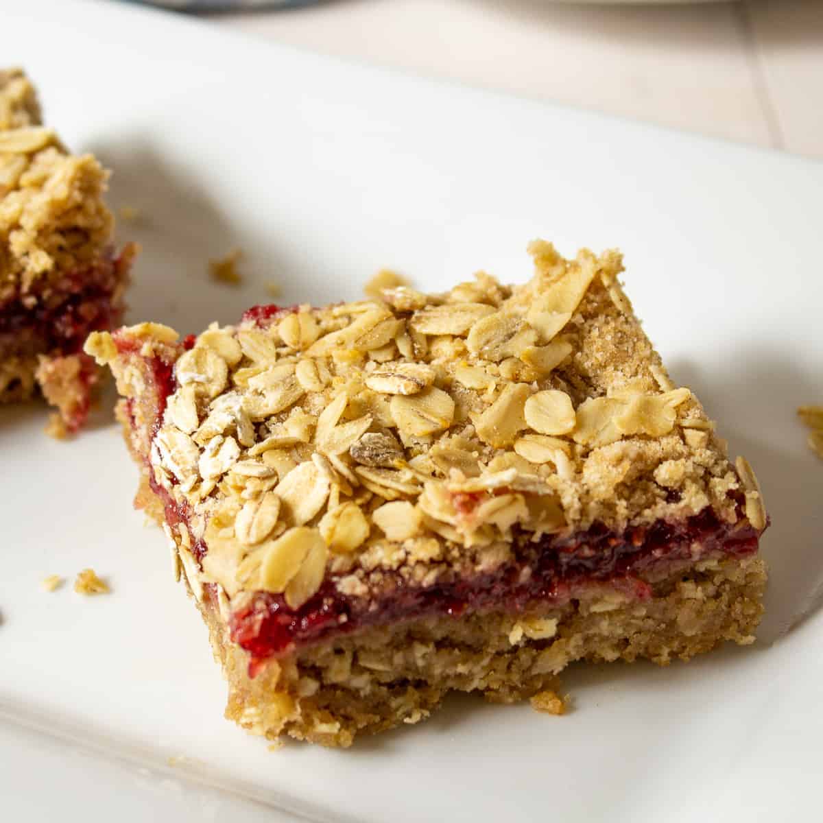 Raspberry Bars Recipe Pan
