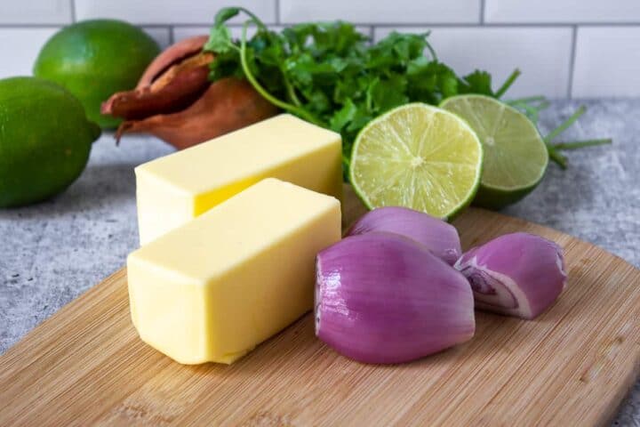 Cilantro, Shallot, Lime Compound Butter - Beyond The Chicken Coop