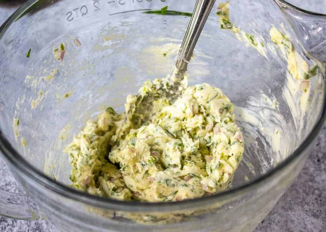 Cilantro, Shallot, Lime Compound Butter - Beyond The Chicken Coop