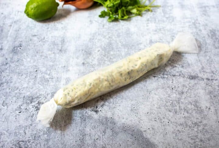 Cilantro, Shallot, Lime Compound Butter - Beyond The Chicken Coop
