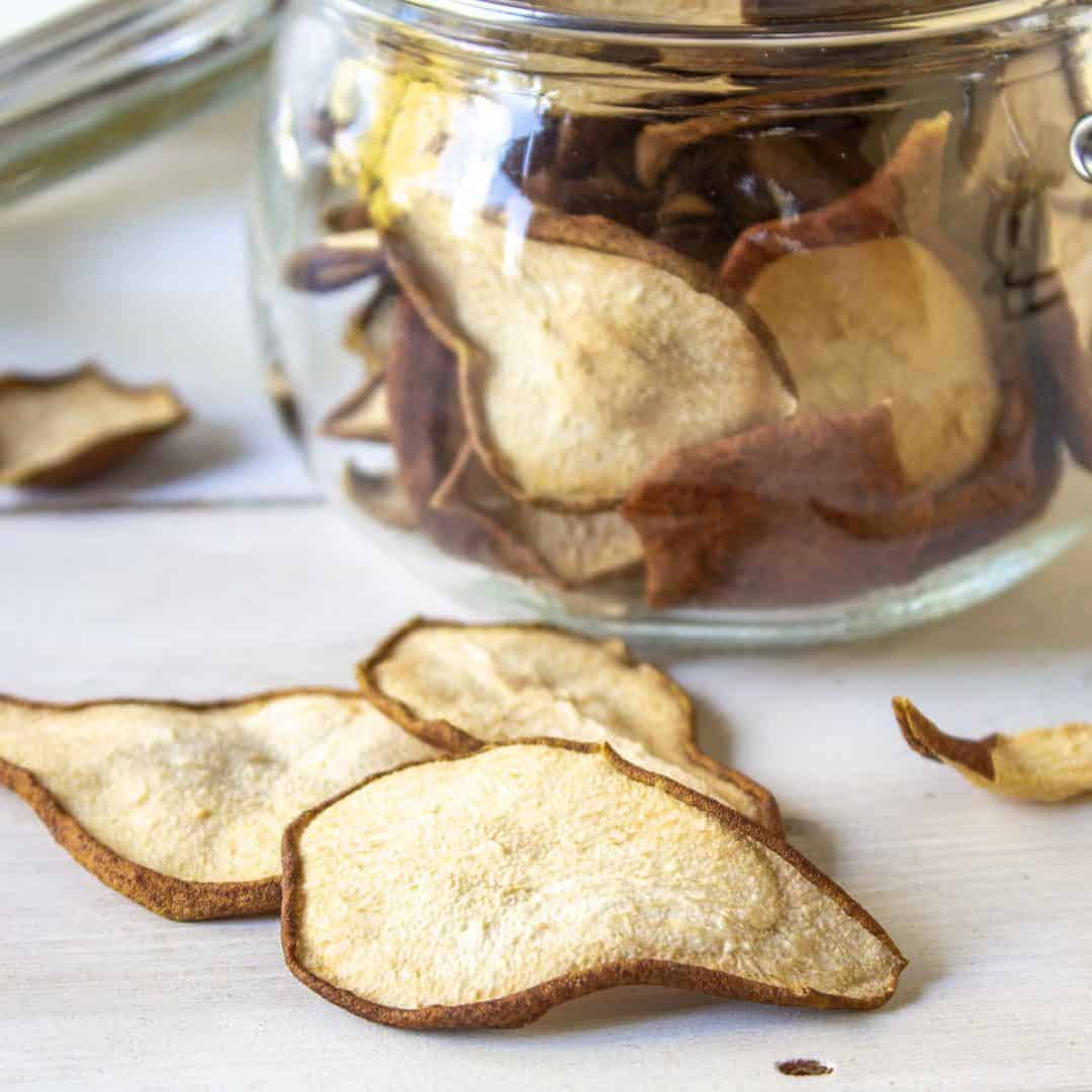 Pear Chips - Beyond The Chicken Coop