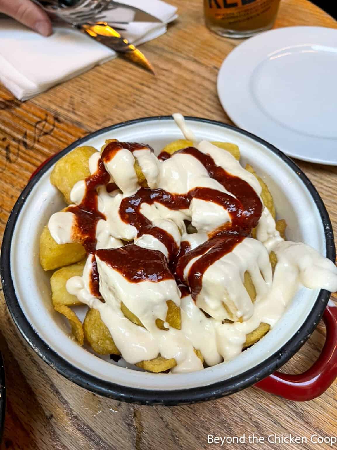 How To Make Patatas Bravas - Beyond The Chicken Coop
