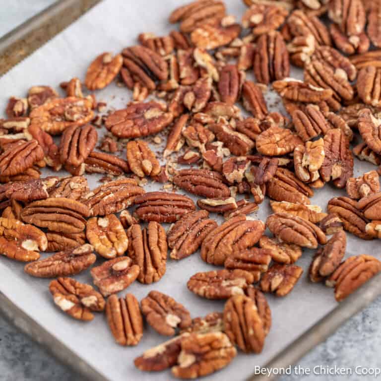 How to Toast Pecans - Beyond The Chicken Coop