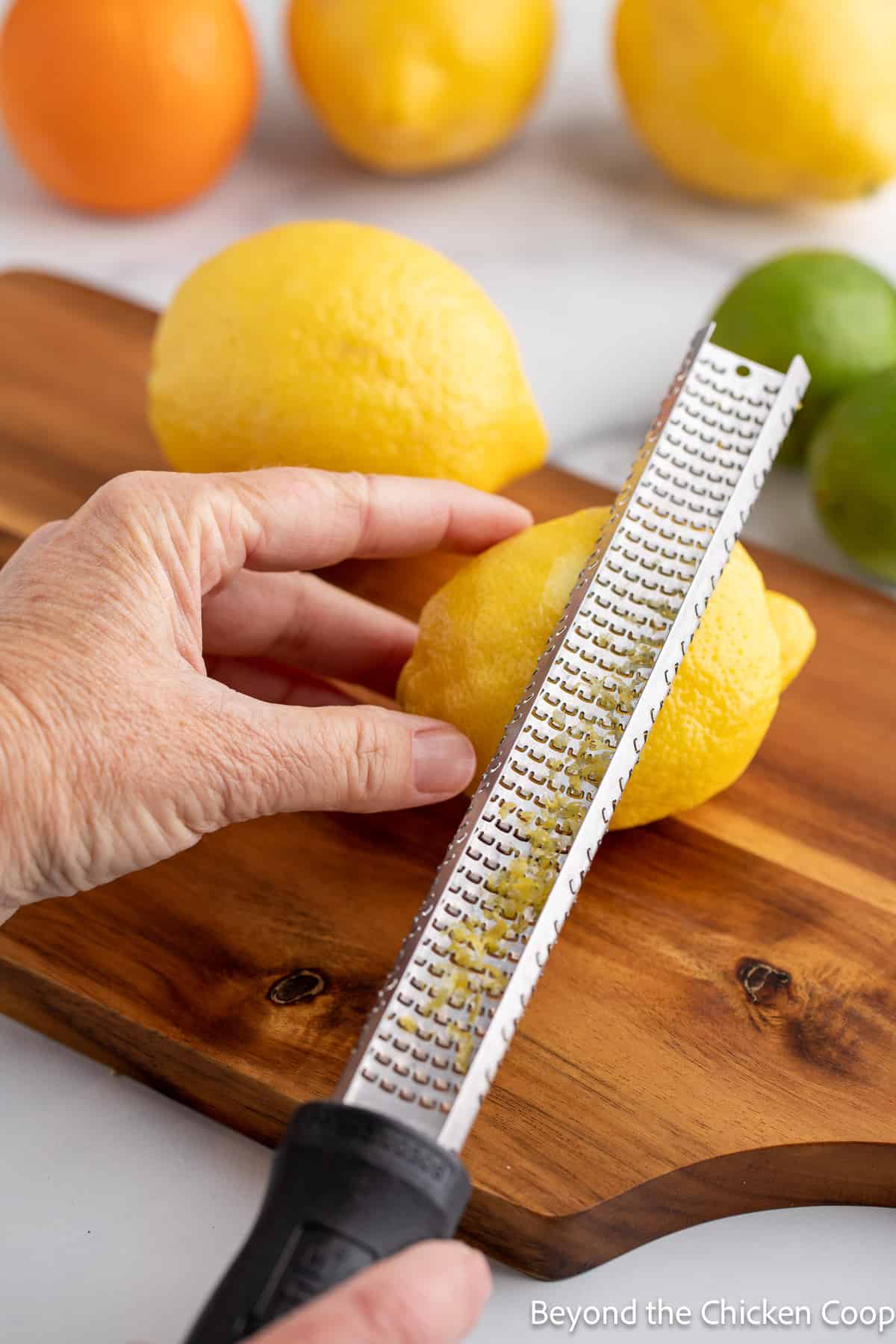 How to Zest a Lemon - Beyond The Chicken Coop