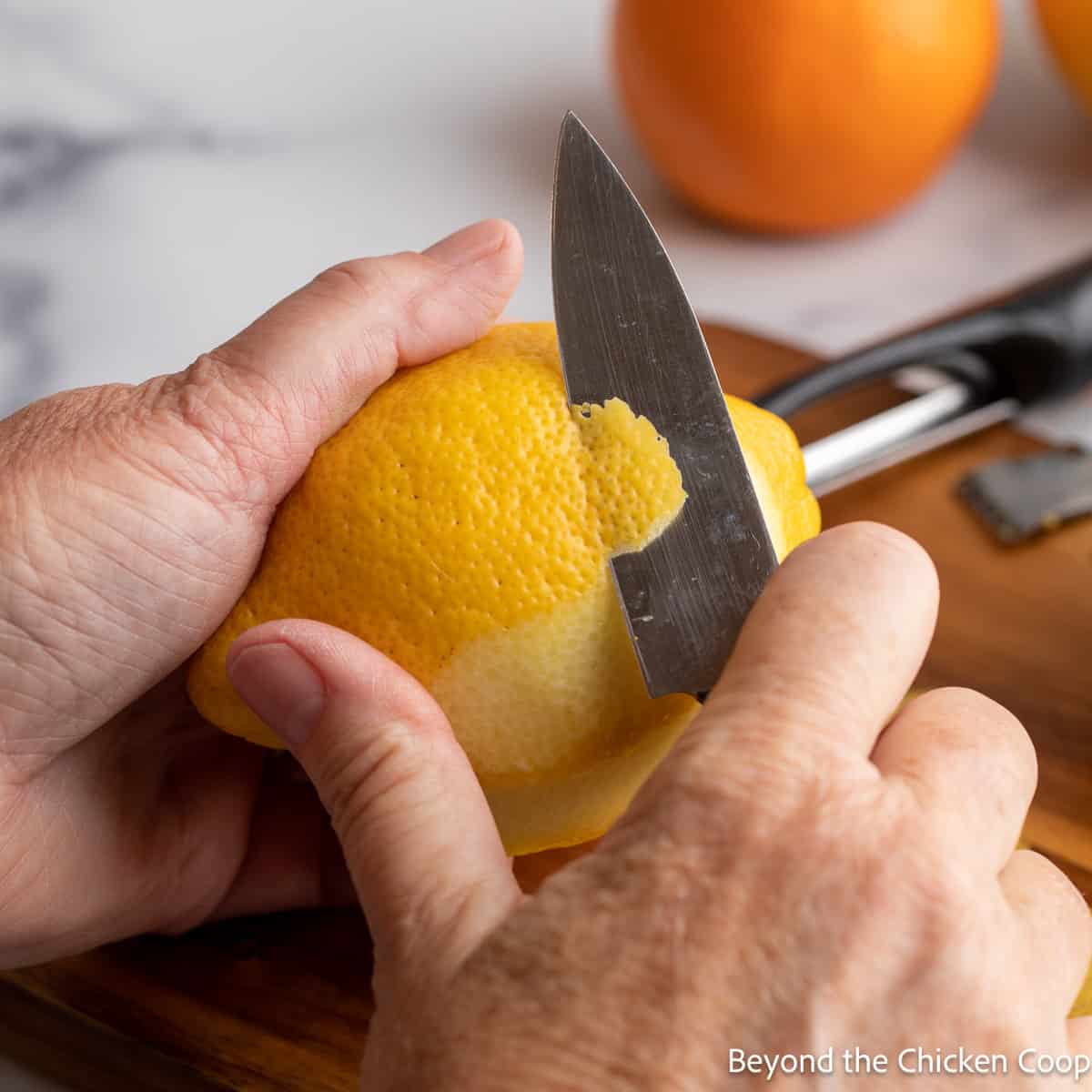 How to Zest a Lemon - Beyond The Chicken Coop