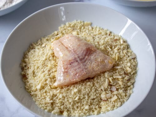 Almond Crusted Fish - Beyond The Chicken Coop