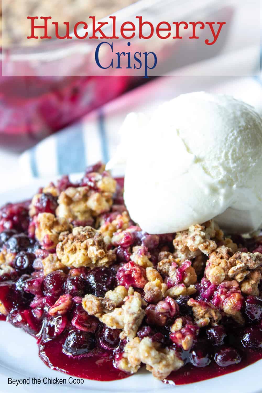 Huckleberry Crisp - Beyond The Chicken Coop
