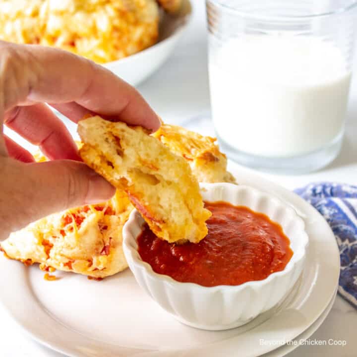 Pizza Biscuits - Beyond The Chicken Coop