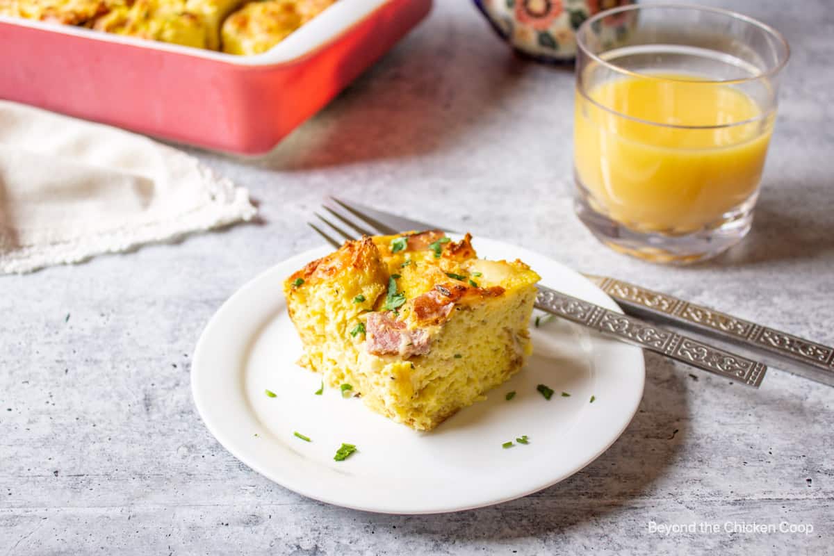 Ham and Cheese Strata - Beyond The Chicken Coop