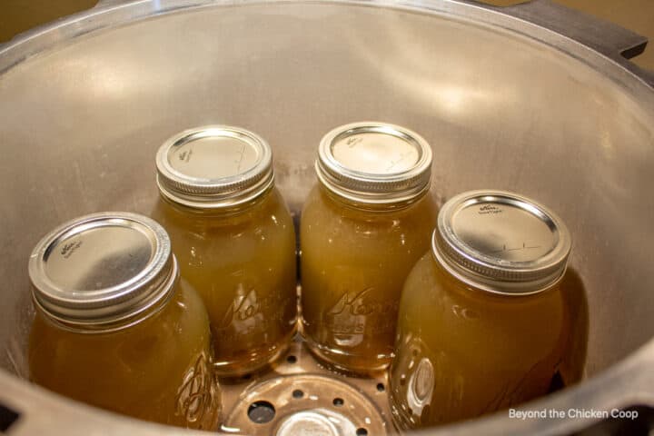 Canning Chicken Stock - Beyond The Chicken Coop