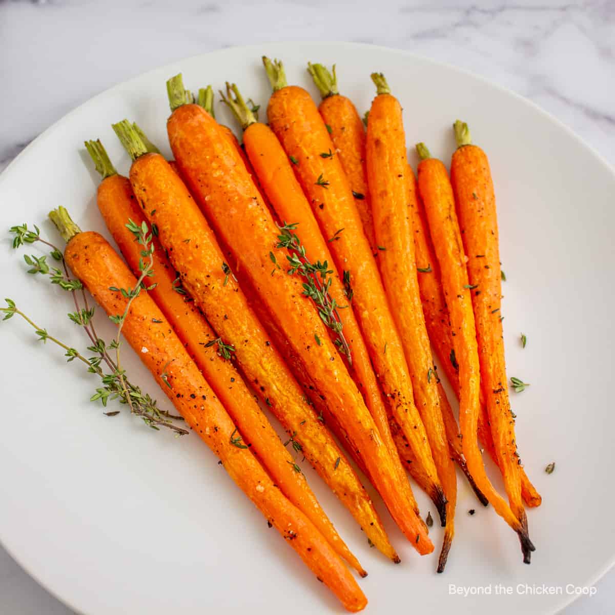 Roasted Whole Carrots - Beyond The Chicken Coop