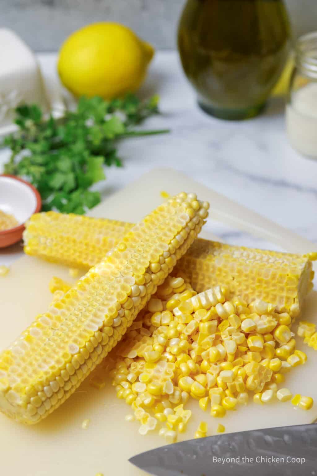 Sauteed Corn with Bacon - Beyond The Chicken Coop