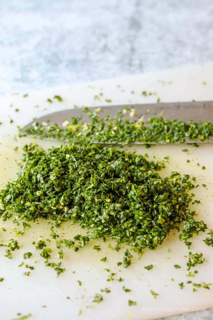 Easy Gremolata Recipe - Fresh Italian Parsley, Lemon, & Garlic
