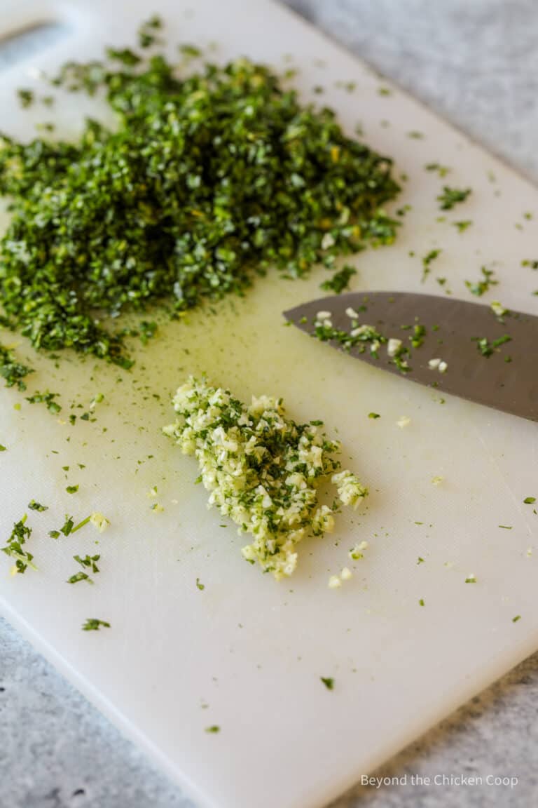Easy Gremolata Recipe - Fresh Italian Parsley, Lemon, & Garlic