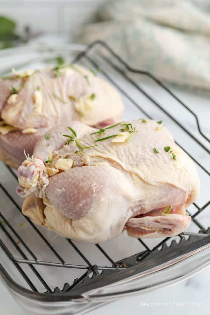 Stuffed Cornish Hens - Beyond The Chicken Coop