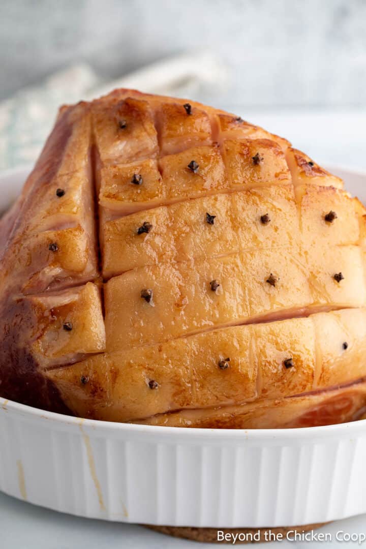Orange Glazed Ham - Beyond The Chicken Coop