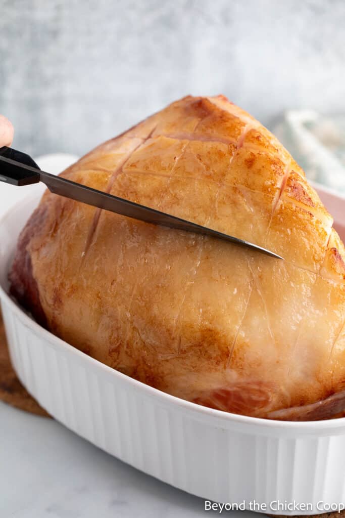 Orange Glazed Ham - Beyond The Chicken Coop