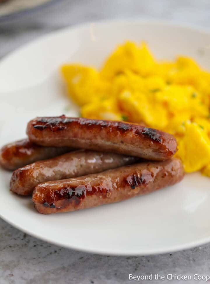 Breakfast Sausage in Oven - Beyond The Chicken Coop