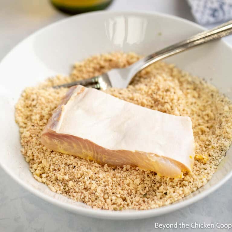 Parmesan Crusted Halibut - Beyond The Chicken Coop