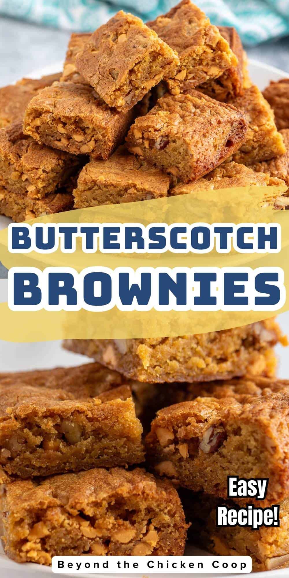 Butterscotch Brownies - Beyond The Chicken Coop
