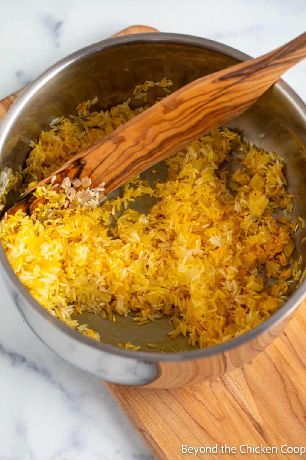 Saffron Rice - Beyond The Chicken Coop