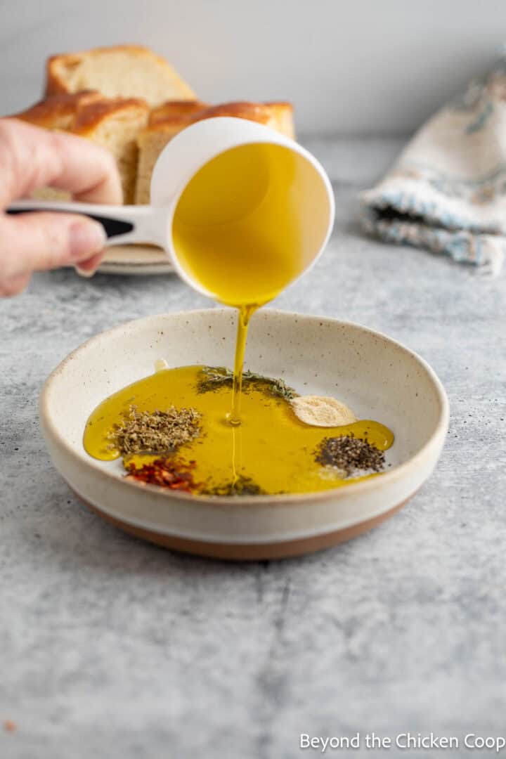 Bread Dipping Oil - Beyond The Chicken Coop